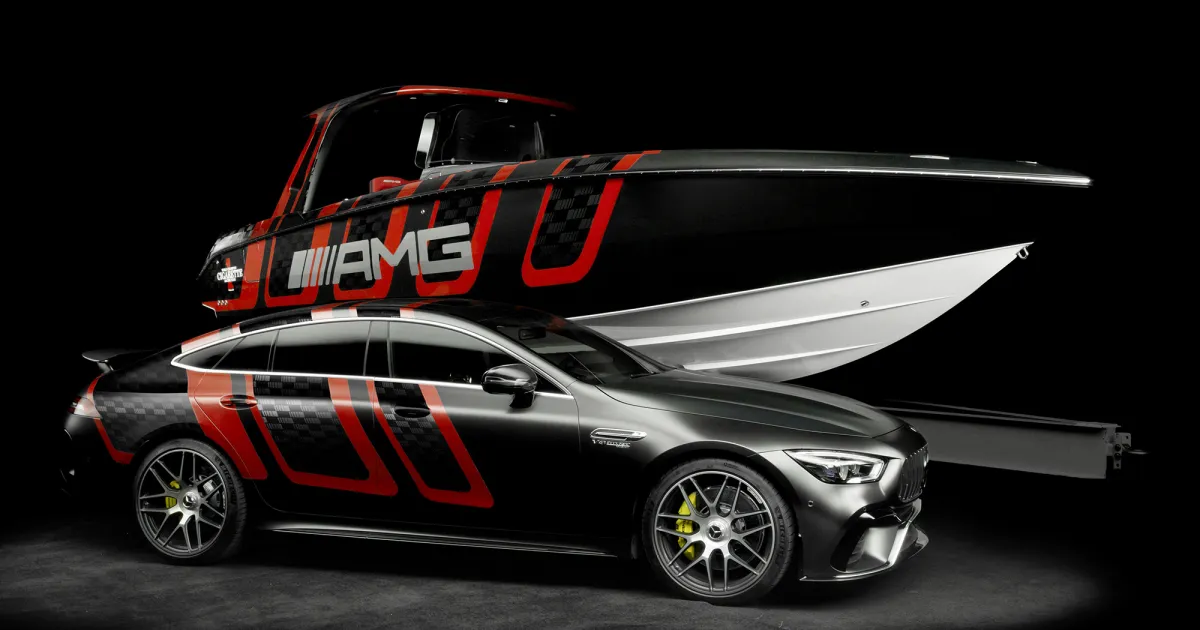 Mercedes-AMG GT 63 S 4 portas inspira a criação de barco de luxo ...