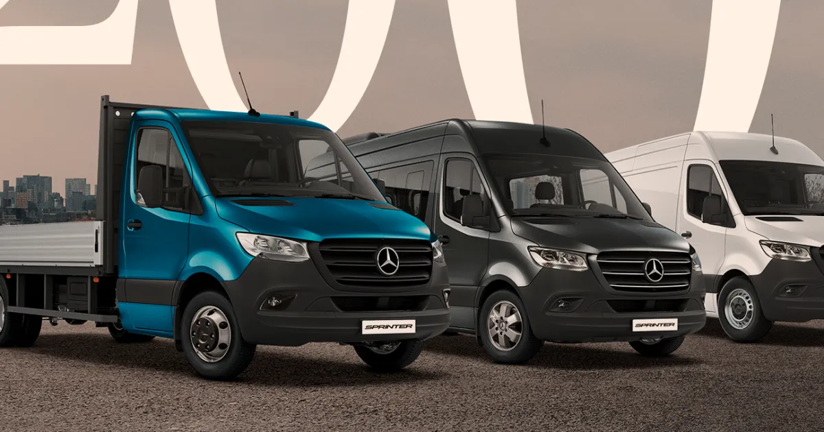 Mercedes-Benz celebra 200 mil vans vendidas no Brasil e linha Sprinter ...